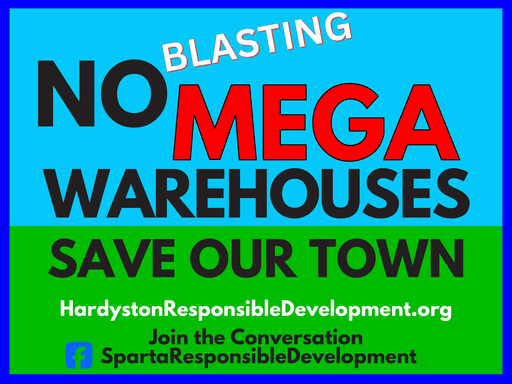 Hardyston Responsible Development – No Blasting – No Mega Warehouses